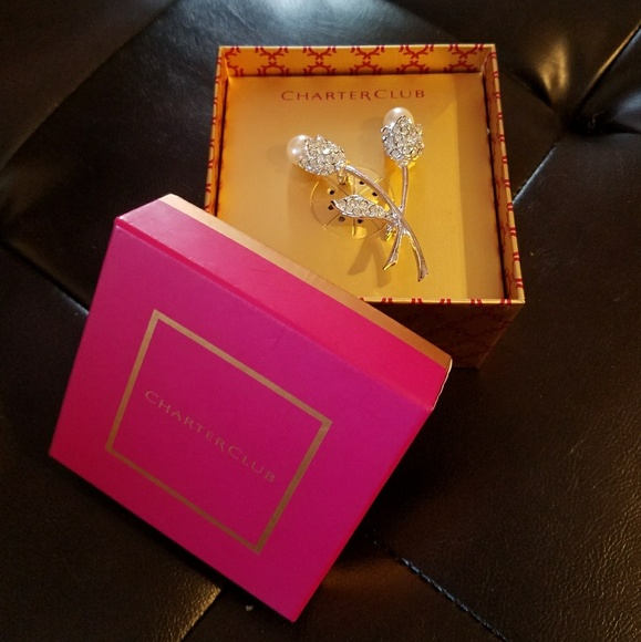 Charter Club | Jewelry | Charter Club Brooch | Poshmark